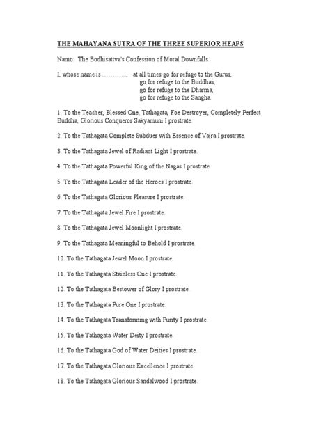 35 Buddha Confession Pdf Mahayana Religious Philosophical Concepts
