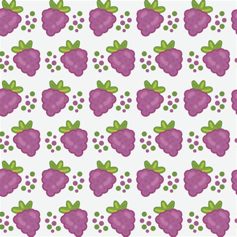 Sweet Raspberry Pattern With Decorative Dots Modern Seamless Design