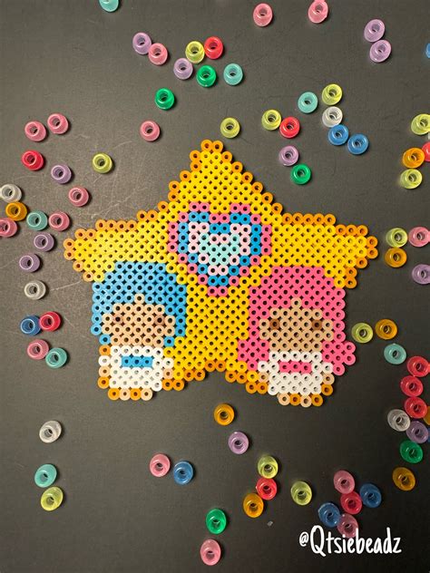 Japanese Anime Inspired Characters Perler Beads For Raves Music Festivals Etsy
