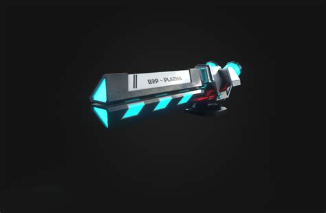 Sci Fi Weapons Low Poly
