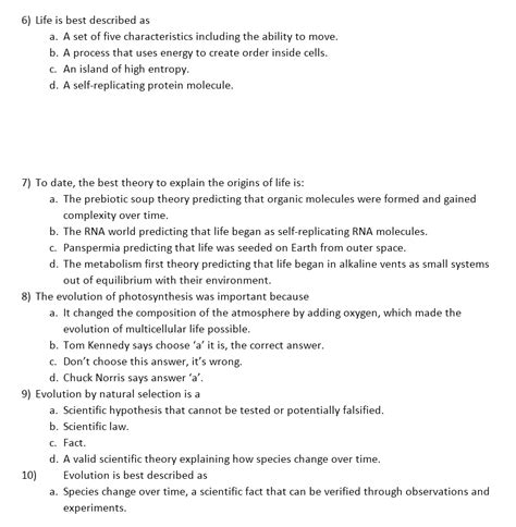 Solved B A Scientific Theory That Cannot Be Tested C A Chegg Com