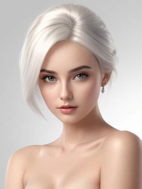 Premium Photo A 3d Image Of A Young Beautiful Lady Model