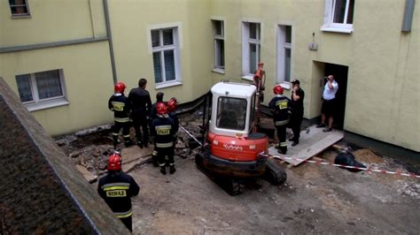 Fotoreportaż Niewybuch przy ul Młyńskiej