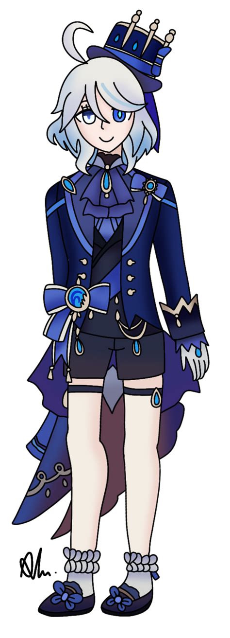 Genshin Impact Furina My Style By Aluna San On Deviantart