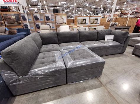 Thomasville Rockford 6 Piece Fabric Modular Sectional At Alana Curnutt Blog