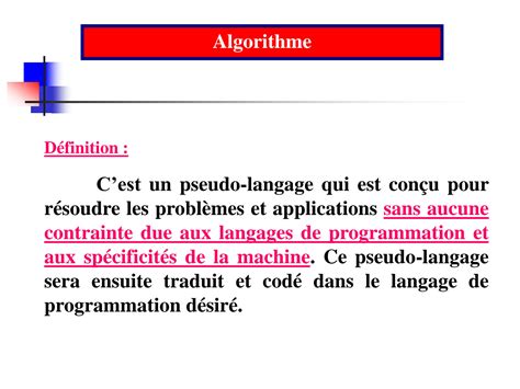 Solution Chapitre Les Base De Lalgorithmique Studypool