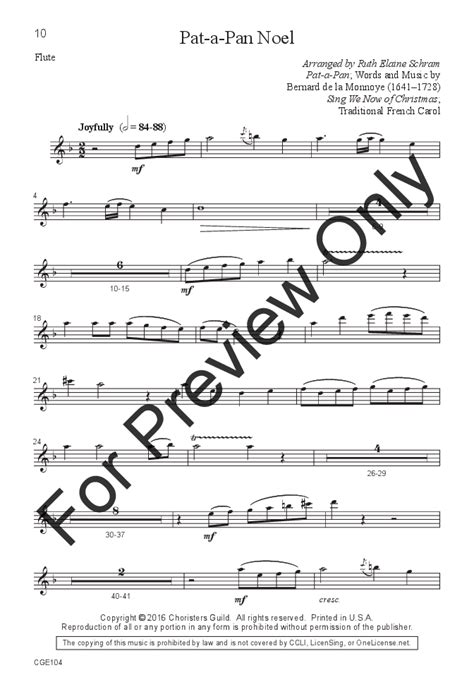 Pat A Pan Noel Three Part Mixed Arr Ruth Jw Pepper Sheet Music