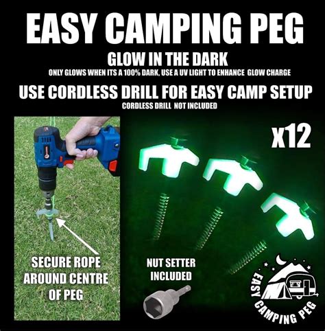 Easy Camping Peg Set For Sale Everything Automotive