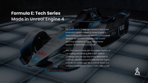 Formula E: Tech Series on Behance