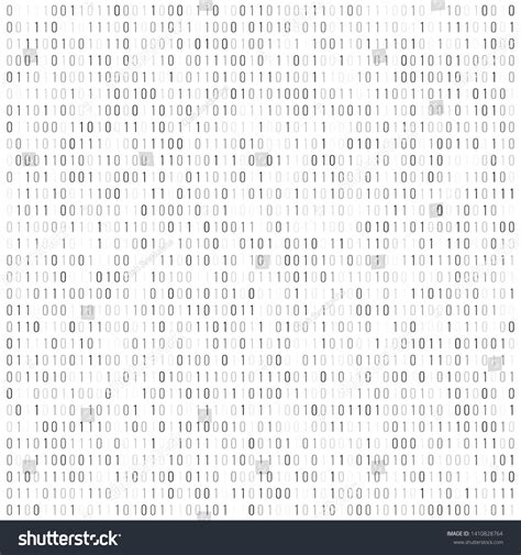 Binary Code Digital Technology Background Computer Stock Vector