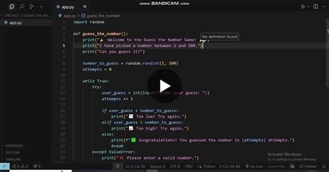 Giaic Python Coding Programming Guessthenumbergame Muhammad Arsalan