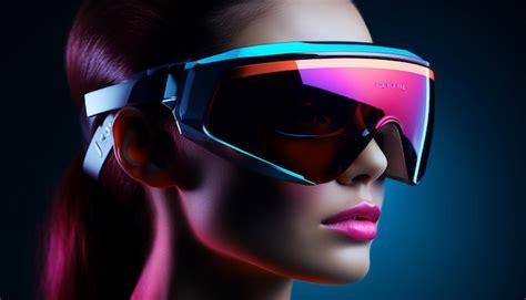 Premium Ai Image Augmented Reality Futuristic Glasses