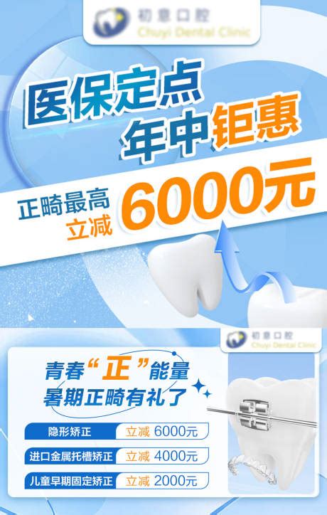 口腔抵用券psd广告设计素材海报模板免费下载 享设计