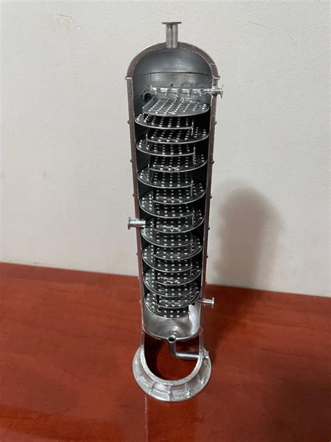 Distillation Column Refinery Model For 3d Printing Etsy