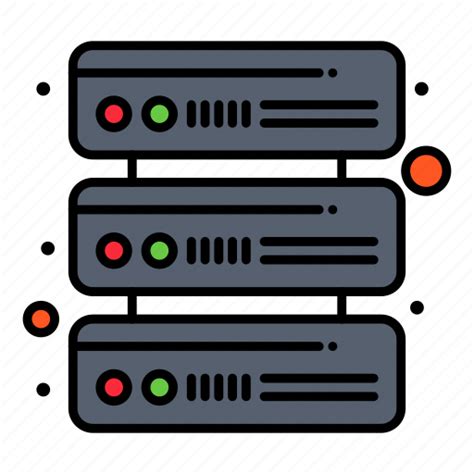 Database Network Servers Icon