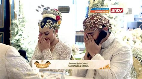Foto Ekspresi Lega Nikahi Erina Gudono Kaesang Ucap Alhamdulillah
