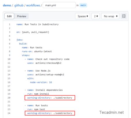 Manual Run Of Github Actions