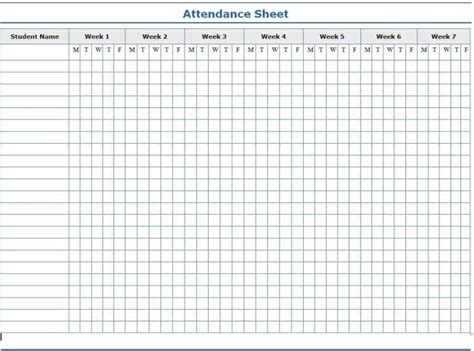 35 Handy Attendance Sheet Templates In Word And Excel