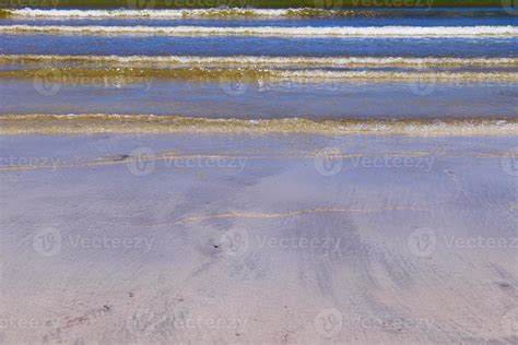 Stunning Indian Ocean Waves At The Beaches On The Paradise Island Seychelles Stock