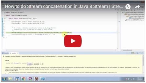 How To Do Stream Concatenation In Java 8 Stream Streams In Java 8