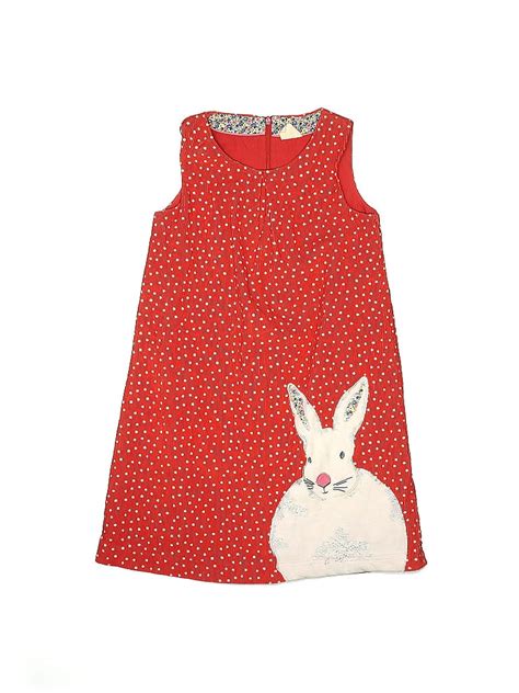 Mini Boden 100 Cotton Red Dress Size 9 27 Off Thredup