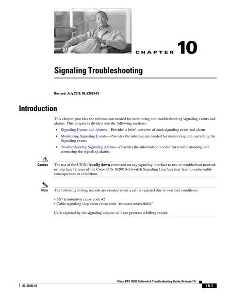 PDF Signaling Troubleshooting Cisco Use The Status Media Gateway MGW Identification ID