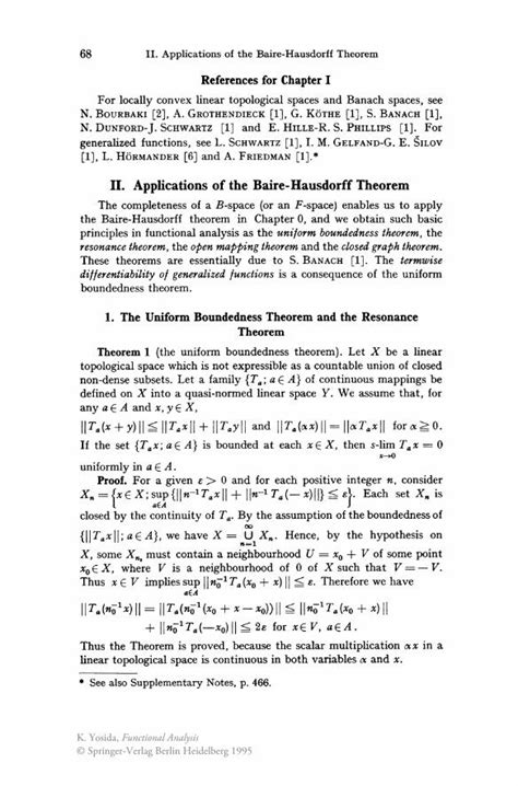 Pdf Functional Analysis Applications Of The Baire Hausdorff