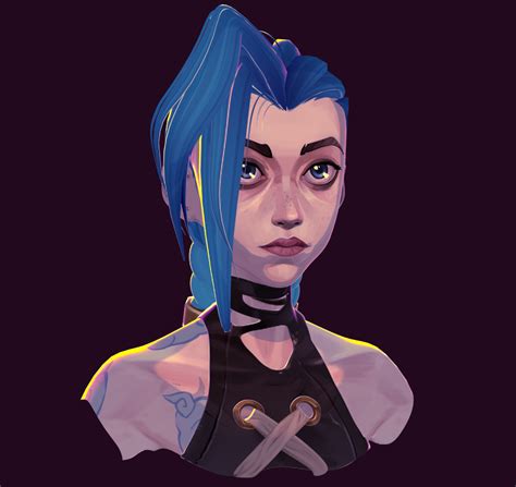 Jinx Arcane Study Finished Projects Blender Artists Community