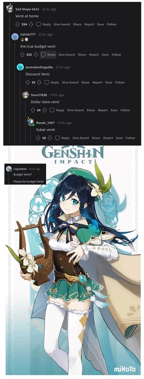 The New Anemo Bow Character R Genshinmemes