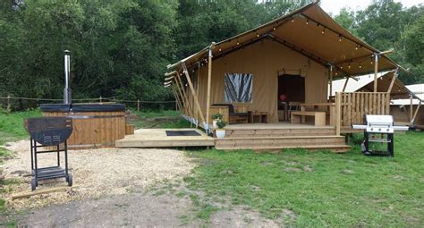 Safari Tents Bournemouth Hen Glamping With Hot Tub And Bbq