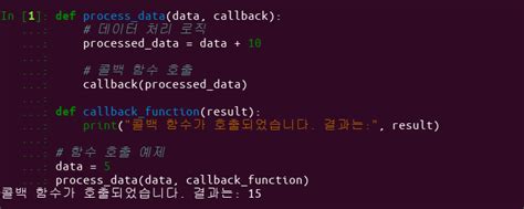 Linuxpython 파이썬 Callback 콜백 함수 인자로 전달 예제 살구월드