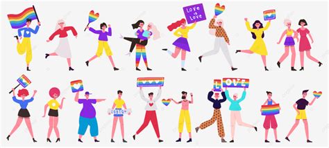 Lgbtプライドパレードレインボーレズビアンイラスト画像とpngフリー素材透過の無料ダウンロード Pngtree