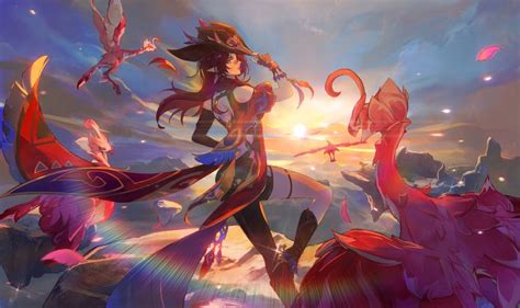 Chasca And Qucusaurus Genshin Impact Drawn By Smyan Danbooru