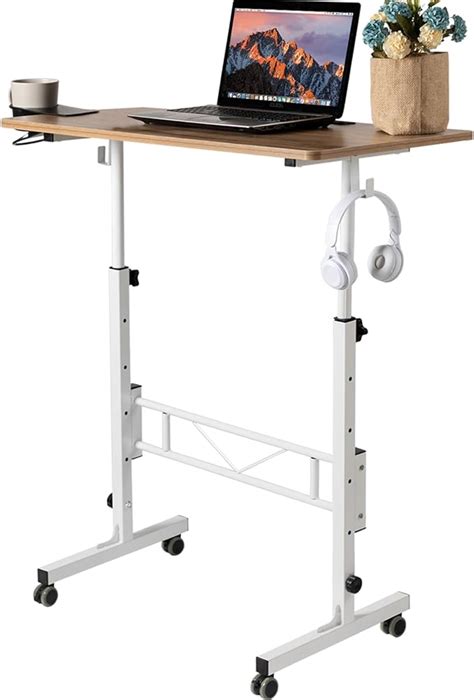 Siducal Small Standing Desk Adjustable Height Small Mobile