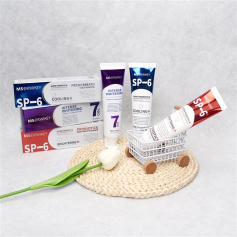 Msdrwikey 3 Piece Combo Set Sp 6 Probiotic Whitening Toothpaste 7 P