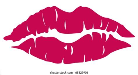 Tattoo Design Sexy Lips Red Lipstick Stock Vector Royalty Free
