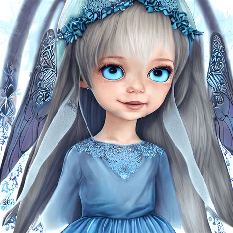 Pretty Blue Eyes Graphic · Creative Fabrica