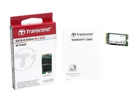 Transcend MTS400 M.2 2242 128GB SATA III MLC Internal Solid State Drive ...