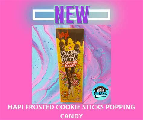 Hapi Frosted Cookie Sticks Popping Candy 🍬 Rsnackshackdrivethru