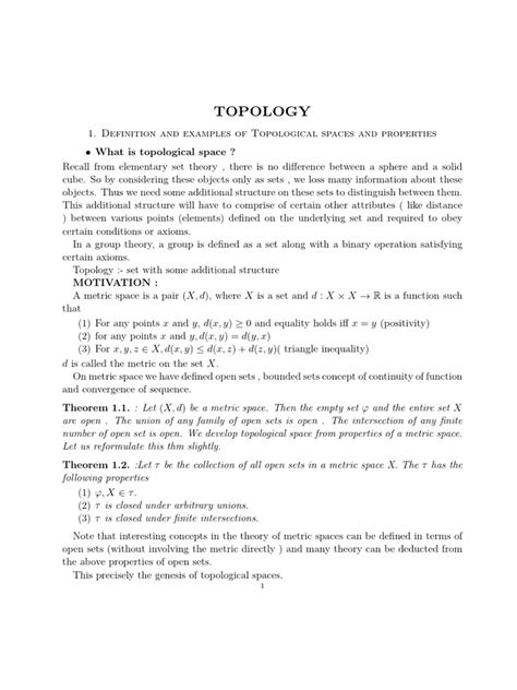 Topology Notes Final Pdf
