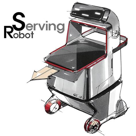 Serving Robot Design Sketch