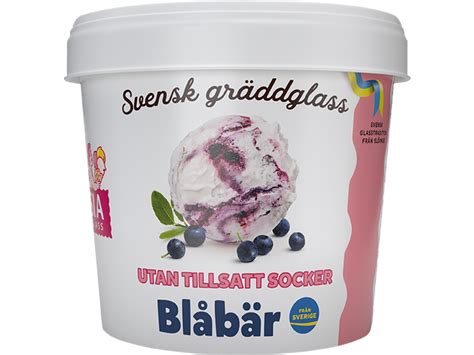 Bägare Blåbär Utan Tillsatt Socker Sia Glass