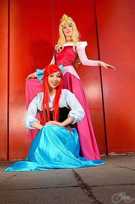 Ariel And Aurora By Enmodecroft On Deviantart