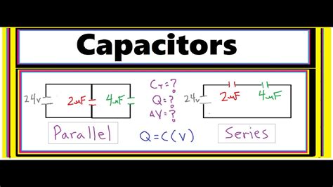 Capacitors In Series Vs Parallel Concepts And Calculations Youtube
