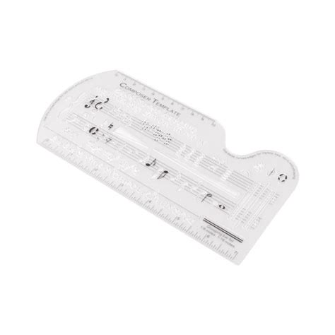 Composer Template Sheet Music Drawing Sheet Ruler Dual Scales Curve Ruler Pp Sg5 £4 95 Picclick Uk