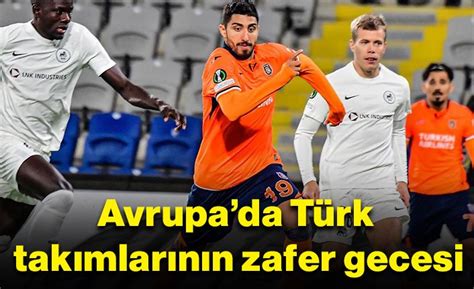 Avrupada Türk takımlarının zafer gecesi Bolu Olay