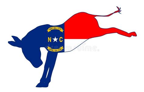 北卡罗来纳民主党驴旗子 编辑类库存图片 插画 包括有 例证 符号 大使 图象 图标 当事人 向量 93748119