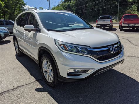 Certified Pre Owned 2016 Honda Cr V Ex L In White Diamond Pearl