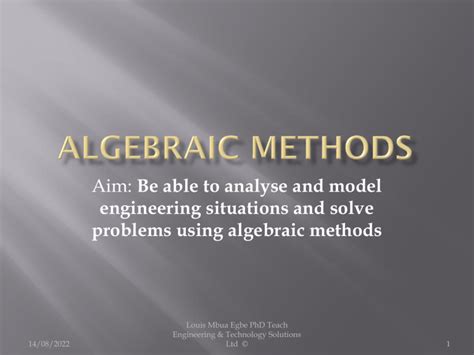Algebraic Methods Polynomials And Partial Fractions