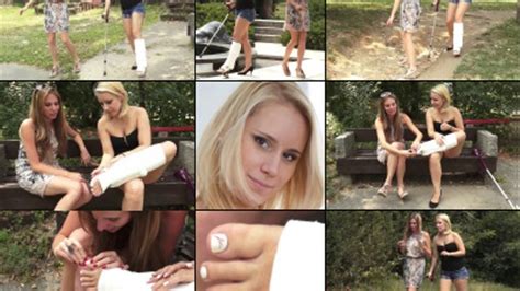 Stella Term Slwc With Toe Plate Struggling In The Park With Foot Play Casted Memories Casts